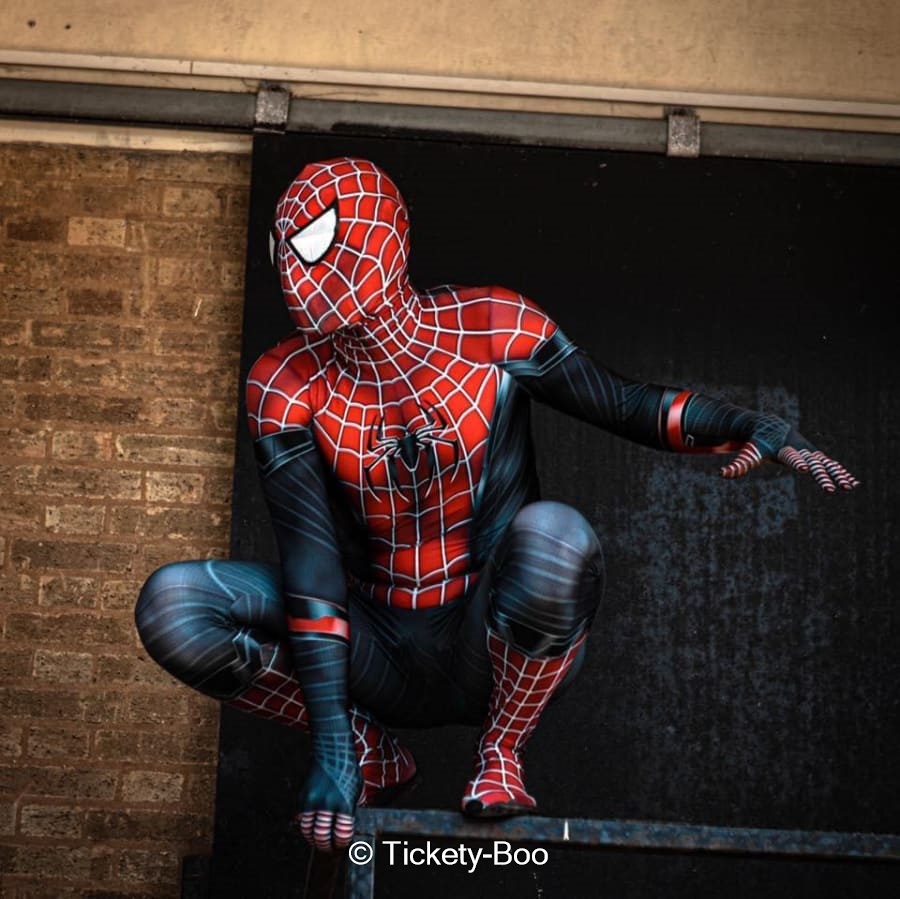 Spider-Man Mascot only within Tickety-Boo Entertainment Parties No Home ...